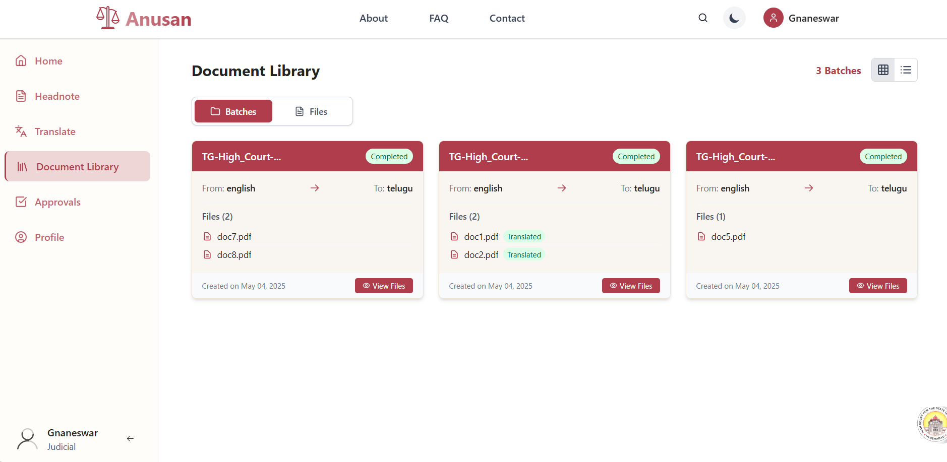 Anusan - Legal Document Intelligence